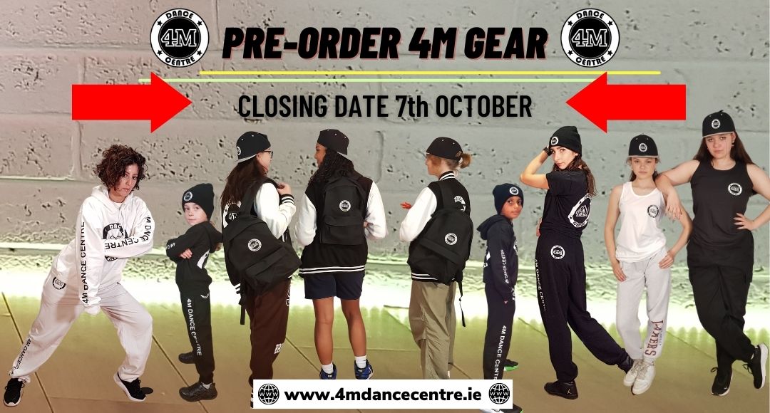 GEAR DROP ANNOUNCEMENT - 4M Dance Centre